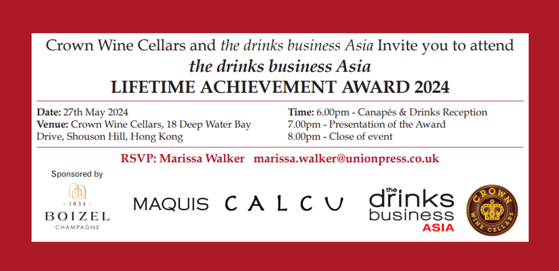 Crown Wine Cellars &the drinks business AsiaInvites you to attend ...