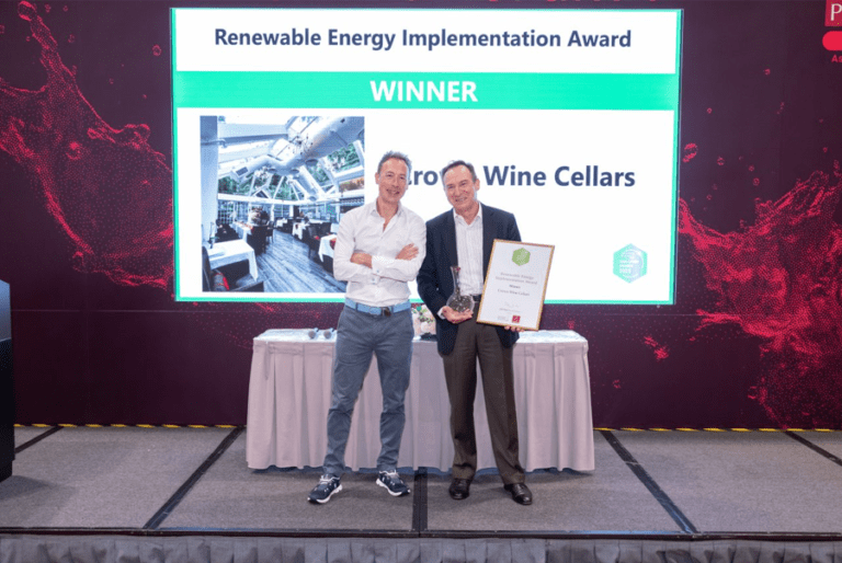 Crown Wine Cellars wins the“Renewable EnergyImplementation Award”at the ...